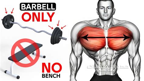 Best Chest Exercises With Barbell Only Without Bench Youtube