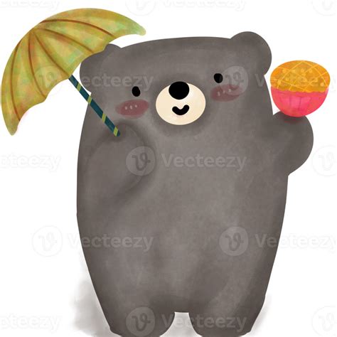 Cute Bear Character 27257759 Png