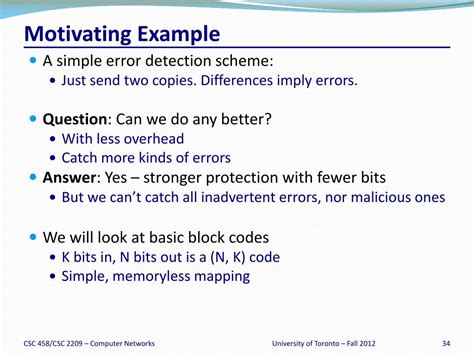 Ppt Handout 4 Link Layer Error Detection Correction Powerpoint Presentation Id 1869985