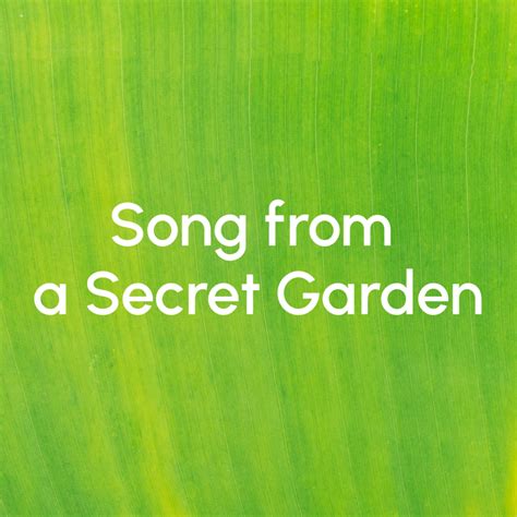 Song From A Secret Garden