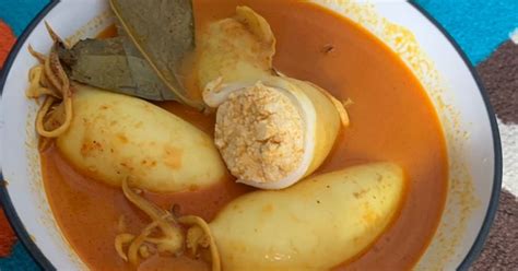Resep Gulai Cumi Isi Tahu And Telur Padang Oleh Yolanda Haw Cookpad