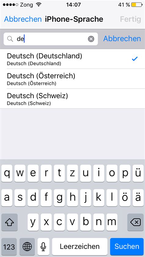 Ios Ios10 German Localization Not Working Stack Overflow