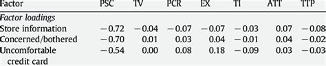 Rotated Factor Matrix Factor Correlation Matrix And Construct