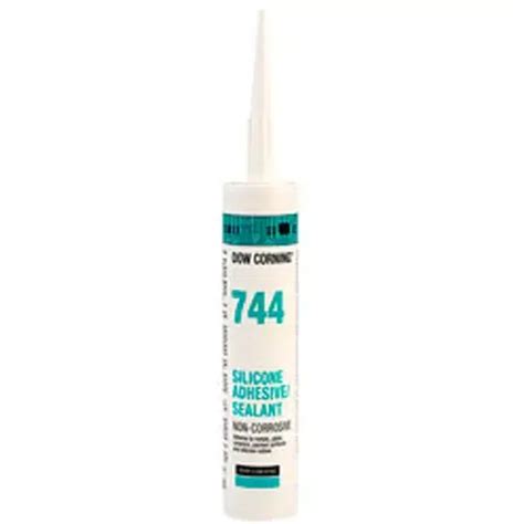 DOWSIL 744 RTV סיליקון SEALANT לבן 310 מל CARTRIDGE 99180522 Exdron co il