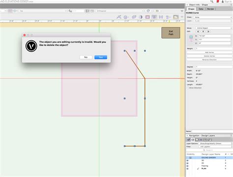 Editing Nurbs Curve Path Profile Troubleshooting Vectorworks
