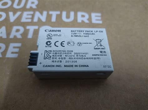 Canon Original Lp E8 Battery Photography Photography Accessories