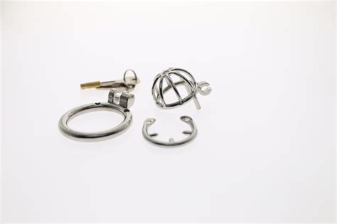 Small Chastity Cage For Sissy Micro Stainless Steel Cock Cage Etsy