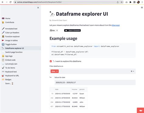 Discover And Share Useful Bits Of Code With The 🪢 Streamlit Extras Library