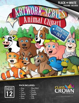 Animal Clip Art, Clipart - Essentials Pack - Animal Clipart Bundle