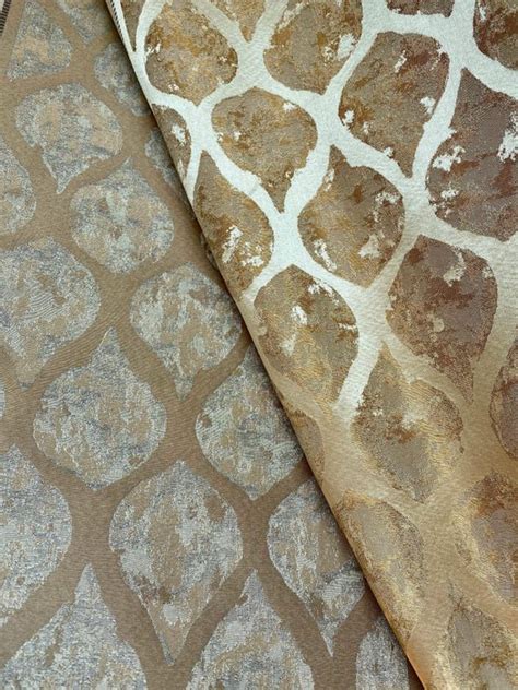 600 X 140 Cm Esclusivo Tessuto In Misto Di Lino E Seta Di Catawiki