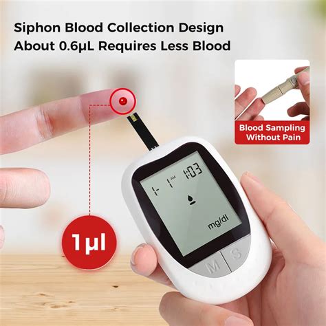 ivd glucometer set sugar test machine 50 pieces