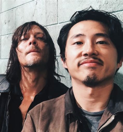 Steven Yeun Norman Reedus