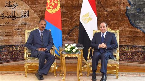 الرئيس السيسي وأفورقي يبحثان العلاقات الثنائية والأوضاع الإقليمية مصراوى