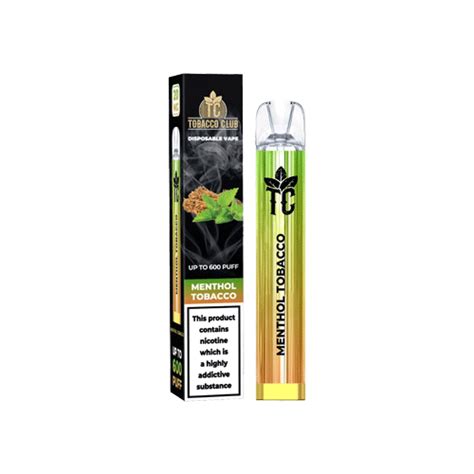 Tobacco Club Menthol Tobacco Disposable Royal Vapes
