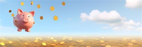 Monedas de oro volando y flotando a la alcancía para el ahorro
