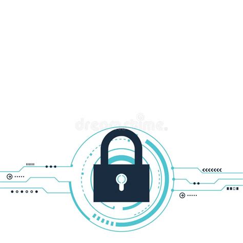 Cybersecurity System Internet Protection Concept Stock Vector