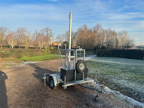 186m Telescopic Pneumatic Trailer Mast System Total Mast Solutions