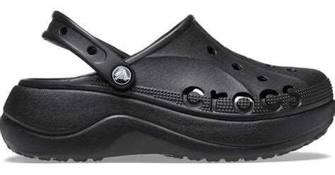 Crocs™ Baya Platform Clog In Black Lyst