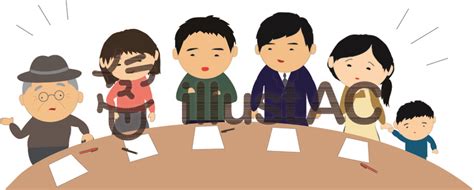 話し合い 懇談会 交流会イラスト No 1794963／無料イラストなら「イラストac」