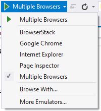 Visual Studio 2013 RC For Web Developers One ASP NET Browser Link
