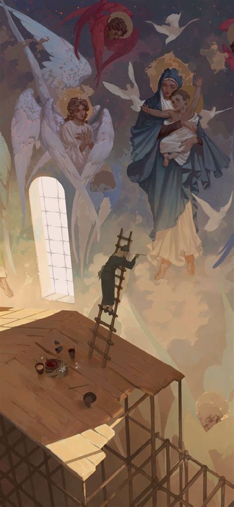 Ra에 있는 𓃥님의 핀 그림 일러스트레이션 판타지 아트