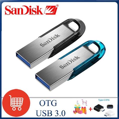 Sandisk แฟลชไดรฟ์ Usb 32 64 128 16gb Pendrive 128gb 64gb 32gb 256gb
