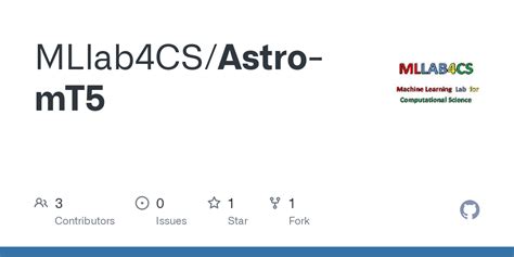 Github Mllab Cs Astro Mt