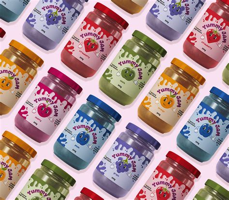 Jam Jar Packaging Design Behance