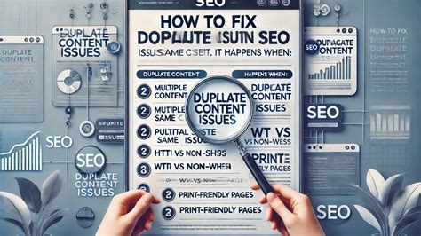How to fix duplicate content issues in SEO