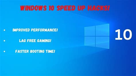 Simple Hacks To Improve Your Windows PC Speed YouTube