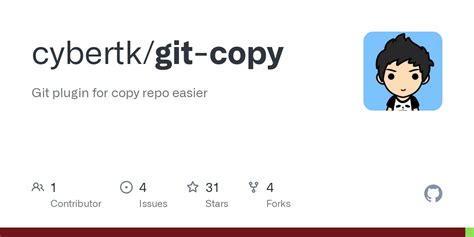 Github Cybertk Git Copy Git Plugin For Copy Repo Easier