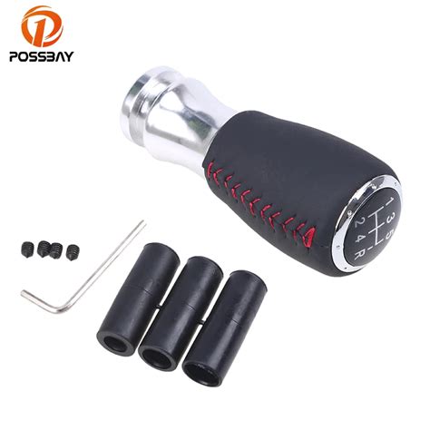 POSSBAY 5 Speed Manual Car Gear Shift Knob Shift Lever For Renault