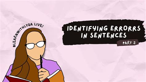 Cse Cet And Upcat 2024 Identify Errrors In Sentences Part 2 Youtube