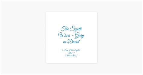 The Synth Wars Gary vs David From The Regular Show Music Box música de Club Unicorn