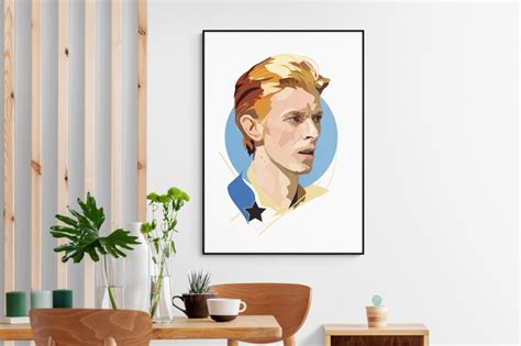 David Bowie Starman Art Print Etsy