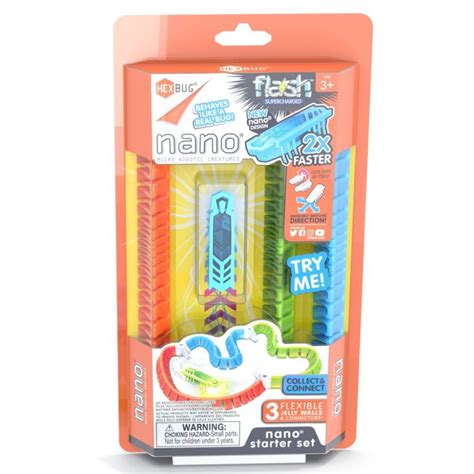Hexbug Flash Nano Starter Set Assorted Action Toys Figures