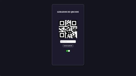 Github Jvkulka Qrcode Generator Gerador De Qrcode Mudan A De Tema