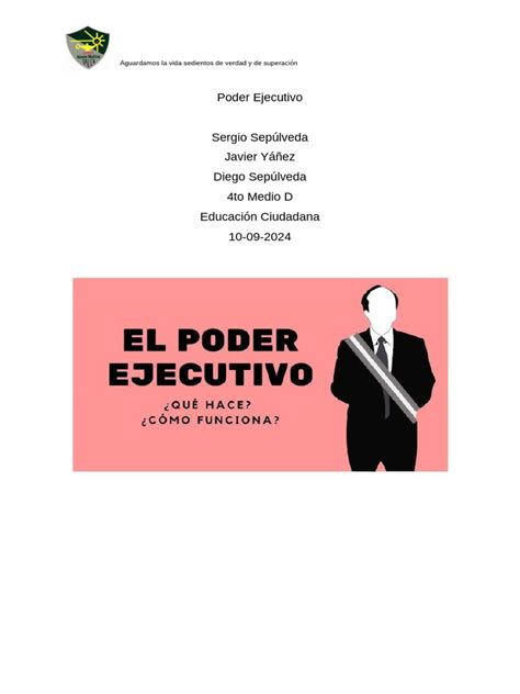Poder Ejecutivo Pdf