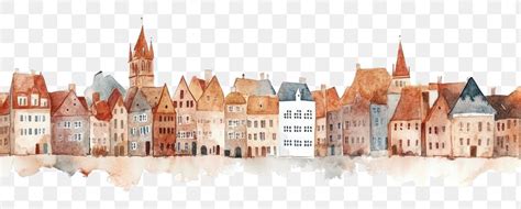 Png Huge Town Building Border Free Png Rawpixel