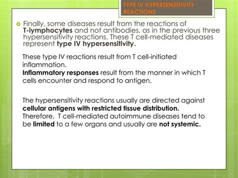 Type Iv Hypersensitivity Reactions Pptx