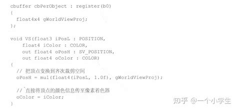 顶点着色器示例 知乎