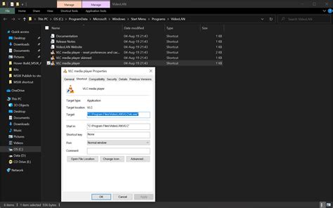 how to approach a start menu entry in your msix package and what