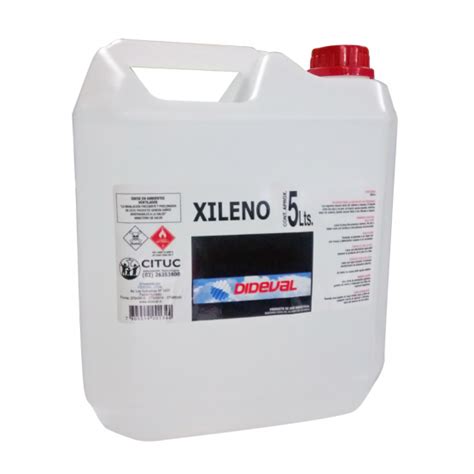 Xileno Solvente 5 Litros Xilol Dideval Work LED