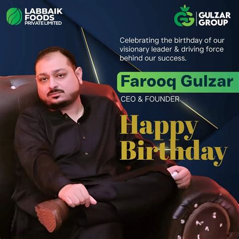 Abdul Hafeez On Linkedin Happy Birthday Farooq Gulzar 🎉 Wishing You