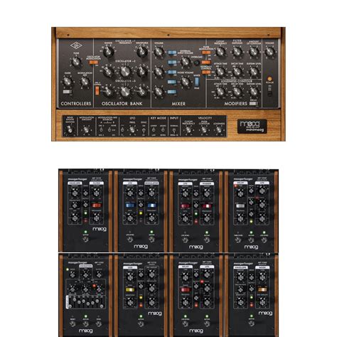 Universal Audio Uad Moog Minimoog Plug In And Moogerfooger Effects Plug In Bundle Sweetwater