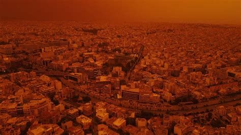 Athens Skies Turn Red During Dust Storm From Africa Fox Weather