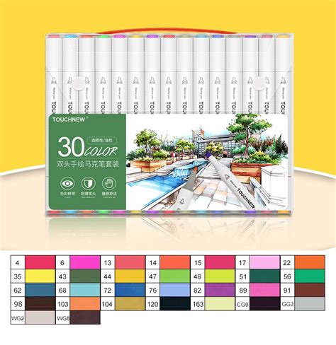 Touchnew 6 12 24 30 40colors Alcohol Art Markers D Vicedeal