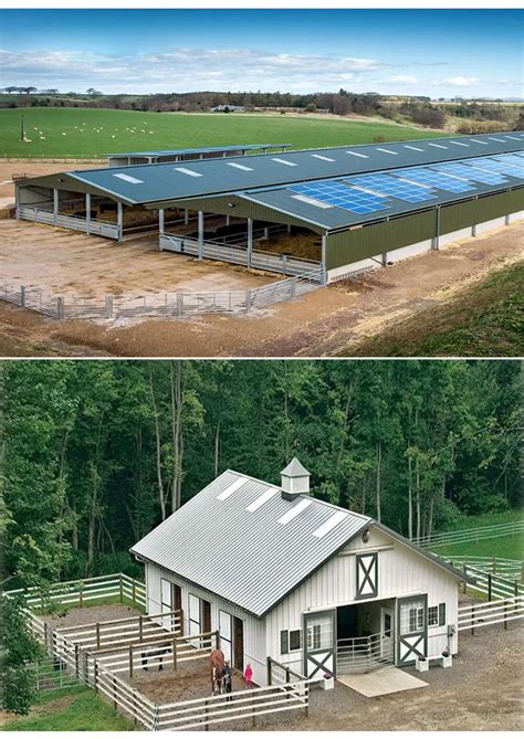Prefabricated Metal Goat Farm House Prefab Sheep Stable Building Design