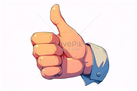 만화 손가락 엄지손가락 그림 일러스트 무료 다운로드 Lovepik