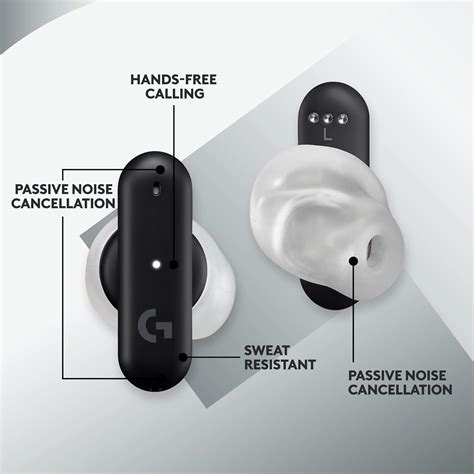 قیمت و خرید هدفون گیمینگ Logitech G Fits Earbuds آرس سیستم